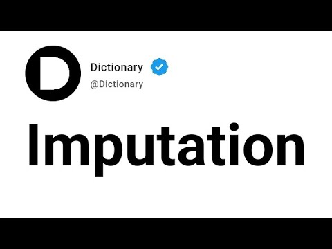 Imputation Meaning In English