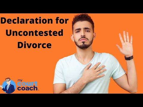 When to Use a Declaration for Default or Uncontested Divorce in California Family Court (Form FL170)