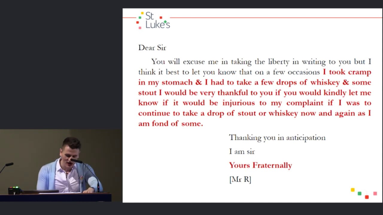'Dear Dr. Kirkpatrick': Irish experience of venereal disease in the 1920s' - Lloyd (Meadhbh) Houston