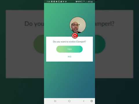 Evolving Clamperl into Huntail for Pokemon Go with Bite and Crunch