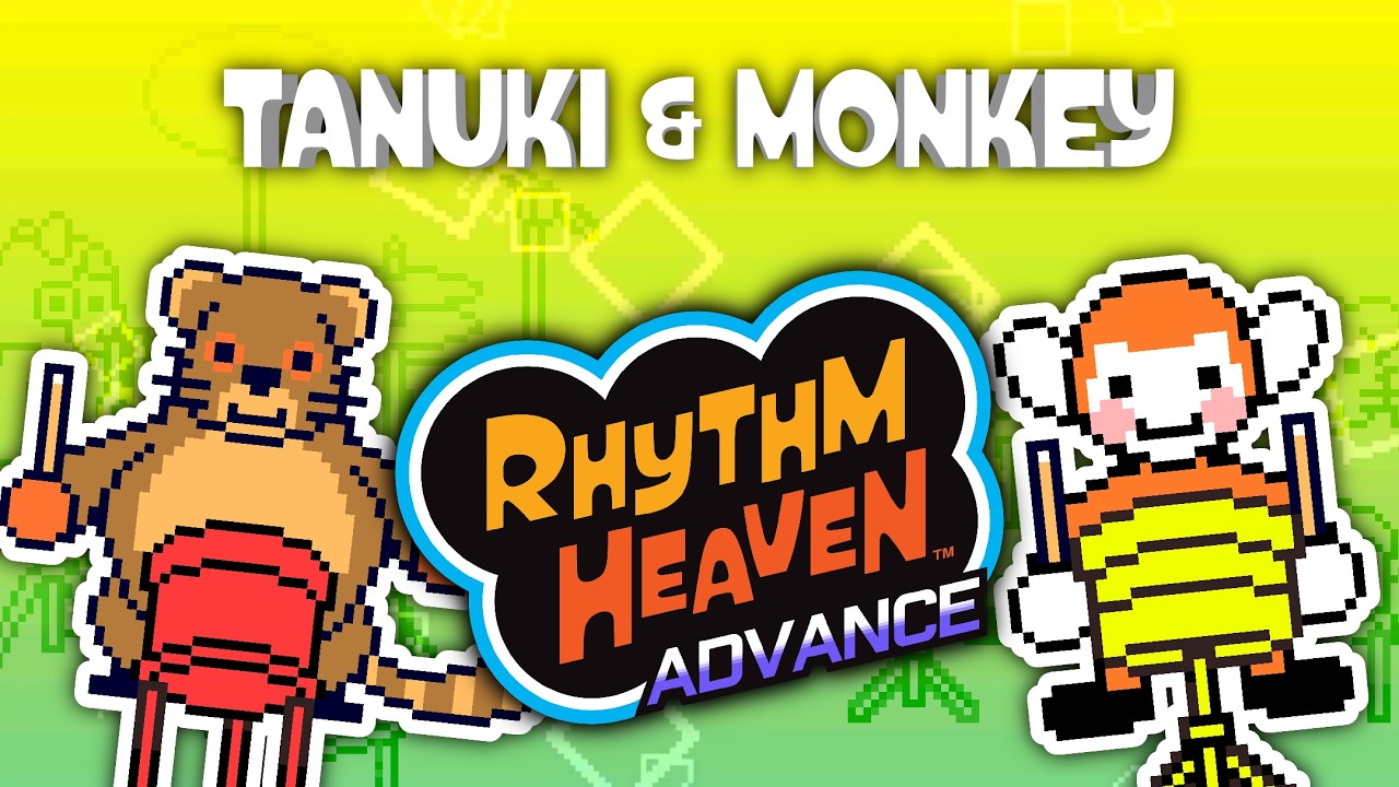 Rhythm Heaven Advance - Tanuki & Monkey (Unused Game)