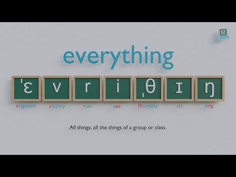 How to pronounce everything ?