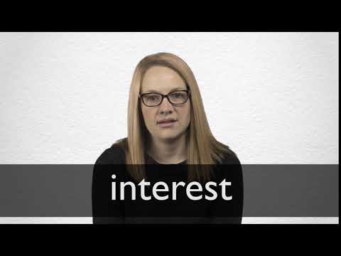 Spanish Translation of “INTEREST” | Collins English-Spanish Dictionary