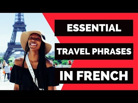 French travel phrases π + PRINTABLE