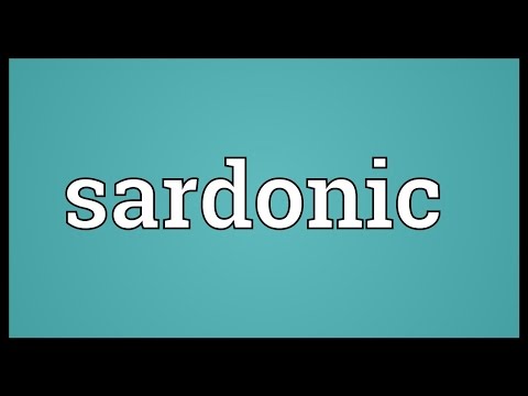 Sardonic Meaning