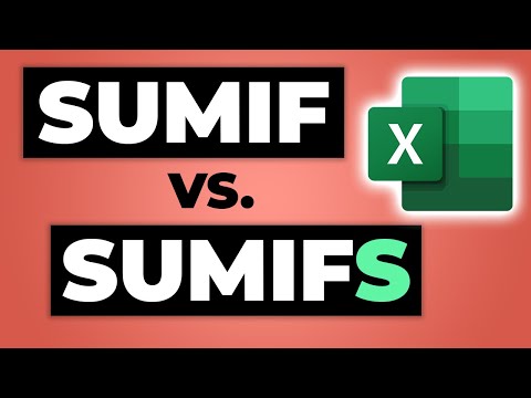 How to Use SUMIF and SUMIFS Formula In EXCEL