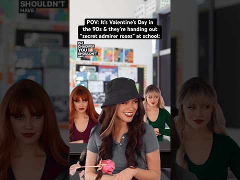 POV: It’s Valentine’s Day in the #90s … #90skids #nostalgia #millennials