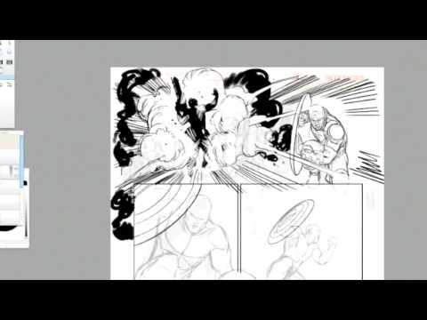 Captain America #13: Nic Klein Penciling Video - Marvel AR