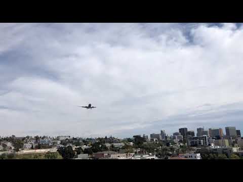 FLY over San Diego airport parking lot !