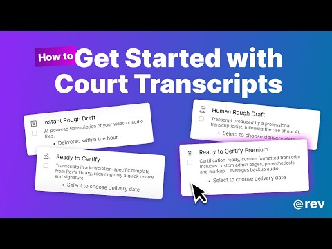 How to Get Started with Court Transcripts