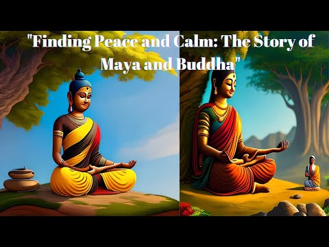 "Finding Peace and Calm: The Story of Maya and Buddha"