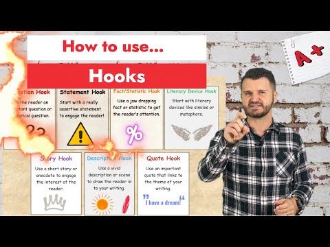 How to Use Hooks - Types of Writing Hooks - Awesome English