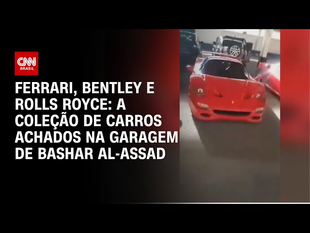 Vídeo mostra coleção de carros de luxo de Bashar al-Assad | CNN Brasil