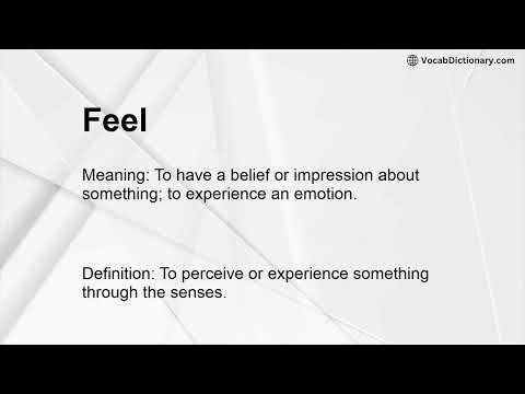 Feel Meaning