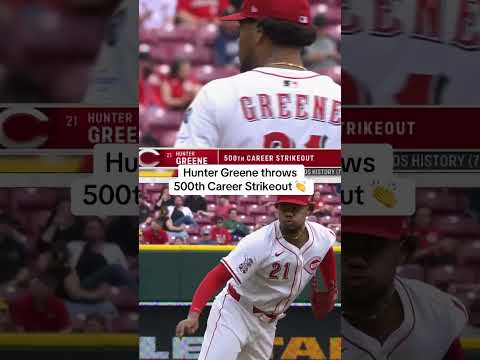 A lot more to come for Greene 👏 #strikeout #huntergreene #reds #cincinnatireds #mlb