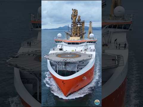 Massive Ship Supply Vessel in Action! 🚢💨 #Shorts