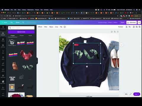 How to put your design on a purchased mockup in Canva