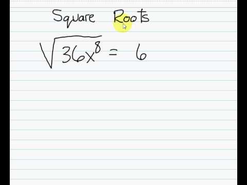 Square roots