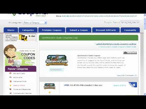 How To Use Sportsmans Guide Coupon Codes