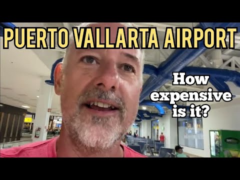 PUERTO VALLARTA AIRPORT TOUR - FOOD COSTS AND WALK AROUND #travelvlog #mexico
