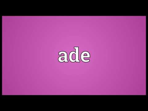 Ade Meaning