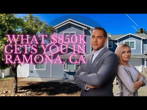 👀 Look Inside What $850k Gets You in Ramona, CA 🏡