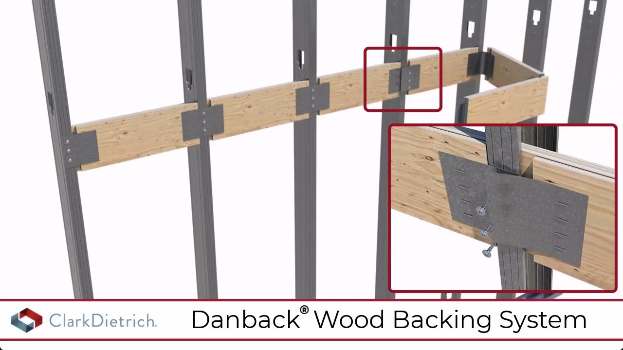 ClarkDietrich Danback Flexible Wood Backing
