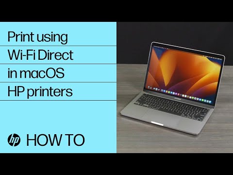 How to print from a Mac to an HP printer using Wi-Fi Direct | HP printers | HP Support