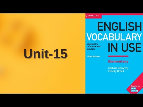 Unit-15 (Vocabulary in Use) (Elementary)
