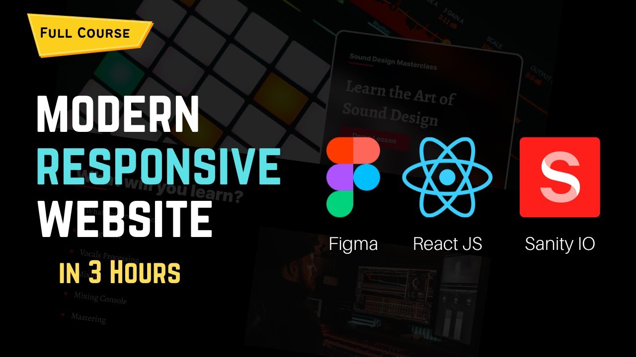 Figma to React JS: The Ultimate Guide to Creating a Responsive Website [FULL VIDEO]