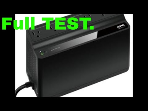 Unboxing, Setup, Testing APC UPS 450VA Battery Backup Surge Protector, BN450M Battery Power Supply