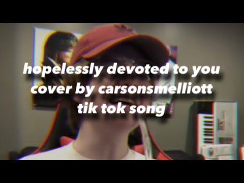 hopelessly devoted to you - talkbox cover carson but now there’s nowhere to hide tik tok song sound