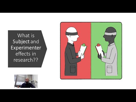 What is Subject and Experimenter effects in research??
