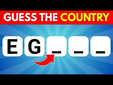 Can You Name the Country from Just 2 Letters? 🧠🌎 #quiz