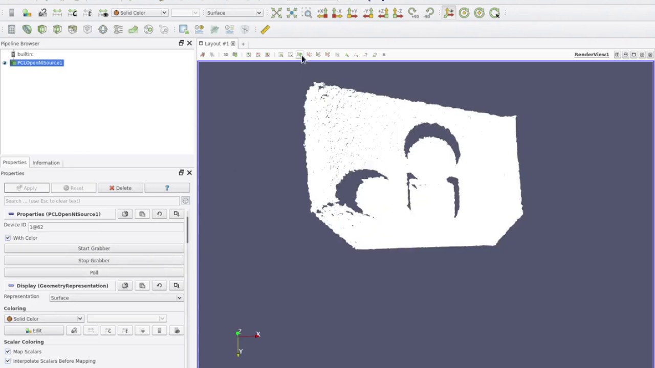ParaView PCL plugin demo