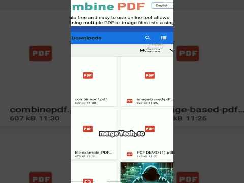 How to Merge PDF Files into One | Free & Easy Method #pdfsdk #pdf #convertpdf #smallpdf #shorts