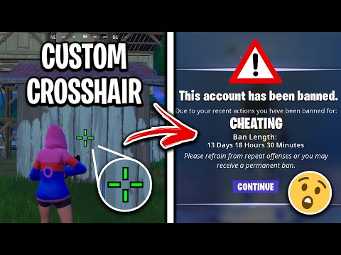 You Could Get BANNED For Using This In Fortnite! (Custom Crosshair)