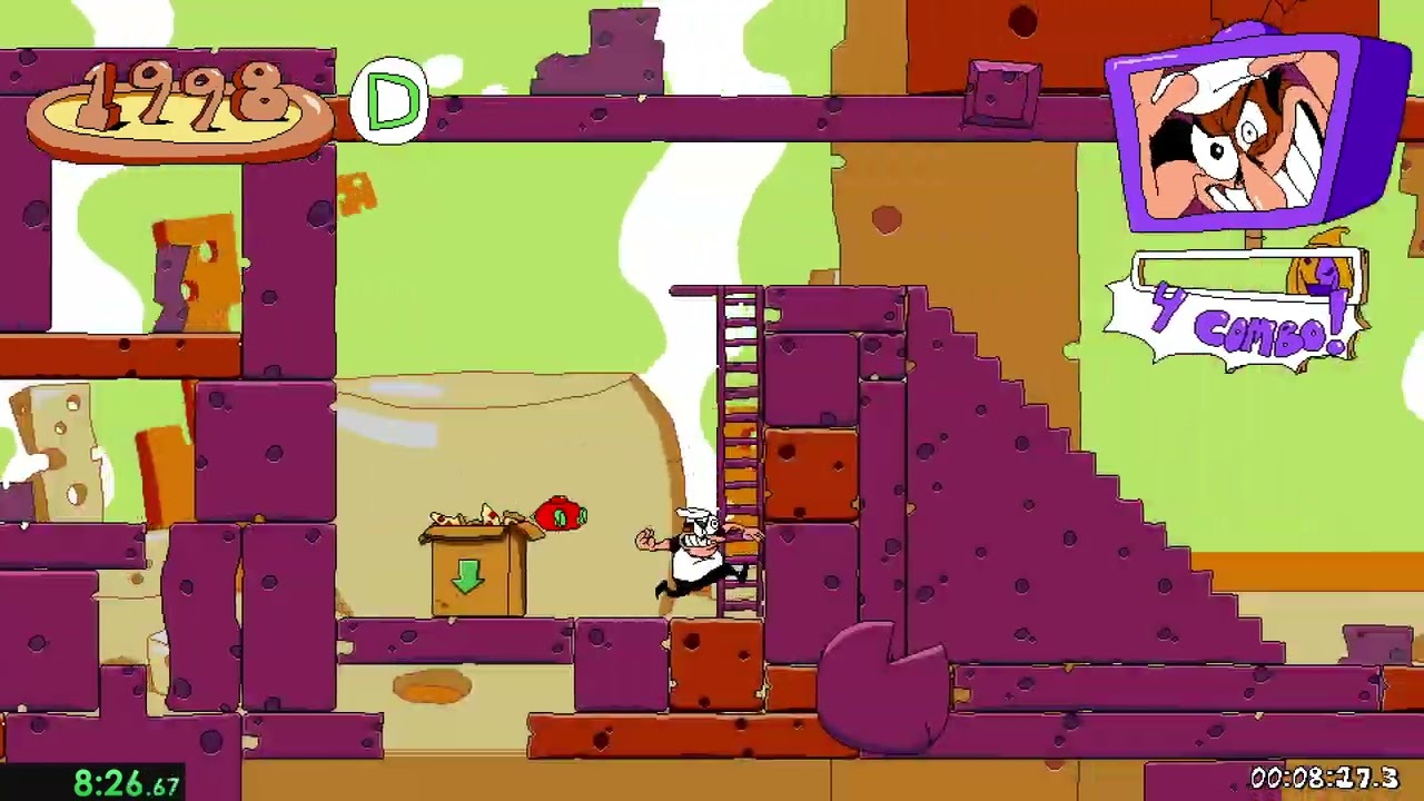 Pizza tower speedrun ANY% in 1:47:55.140