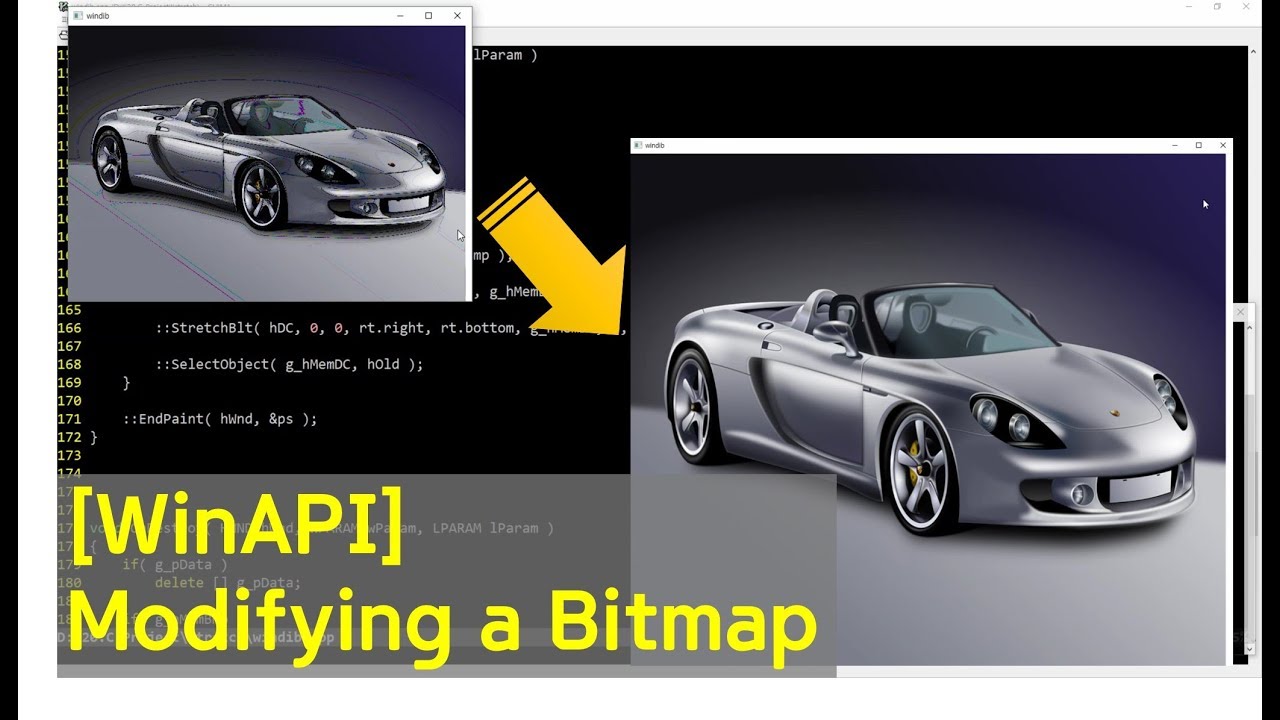 [WinAPI] Windows Programming using C/C++ : Modifying a Bitmap