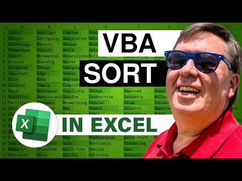 Excel Sorting Showdown: VBA Sort - Episode 2093