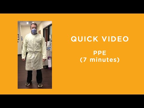 PPE for COVID-19 patient and Crisis Standards of Care