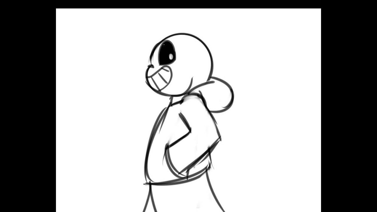 SANS walking undertale by AE