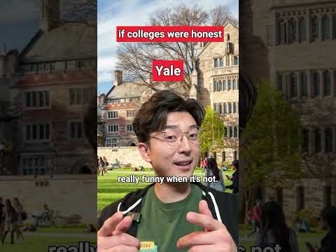 If Yale were honest #yale #college #collegeadmissions
