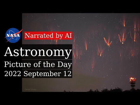 APOD: 2022-09-12 - Red Sprite Lightning over the Czech Republic (Narrated by Emma)