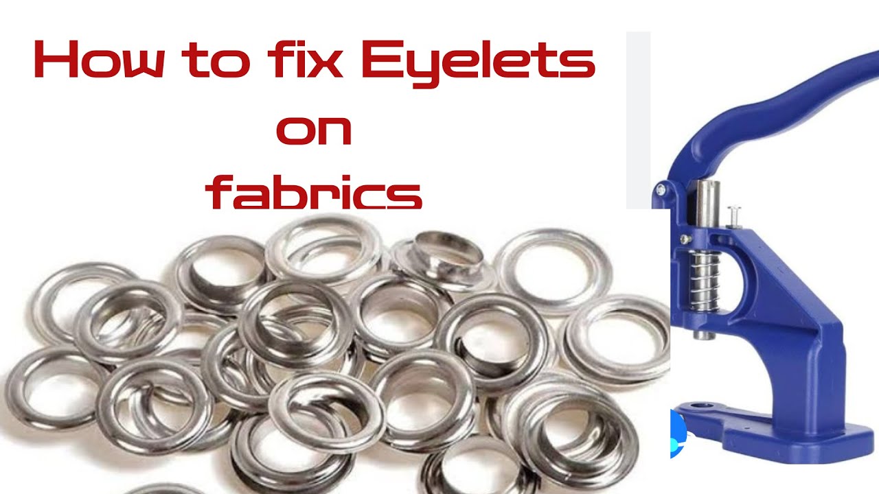 Easy way to Install Eyelets Using Rivet Press Tool