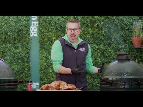 How to spatchcock a turkey and roast it on the Big Green Egg