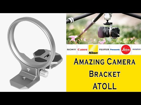 NEW Camera tripod Mount, Silent Corner Atoll, Not L bracket, Fuji XT5, Sony A7R5, Canon R6, Nikon Z7