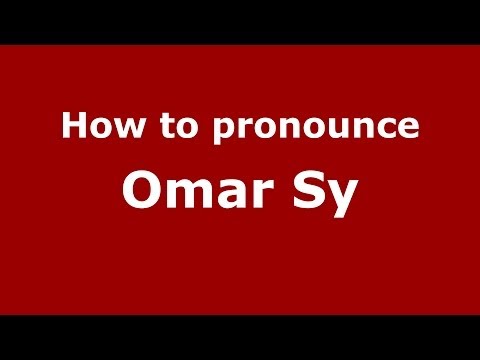 How to pronounce Omar Sy (French/France) - PronounceNames.com