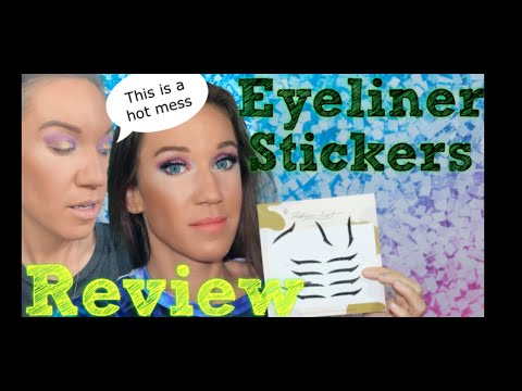 Eyeliner Stickers??? Try On & Review
