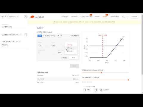 Strategy Builder By Sensibull